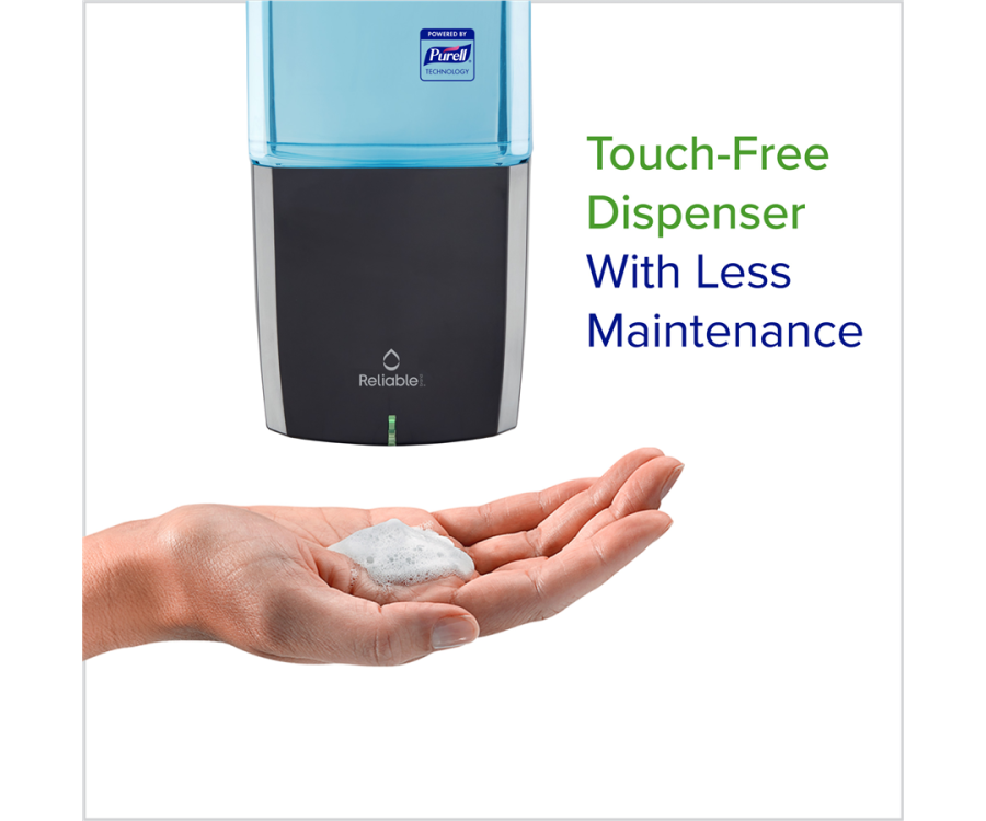 Reliable Brand® Graphite CB10 Foam Soap Dispenser, powered by PURELL ...